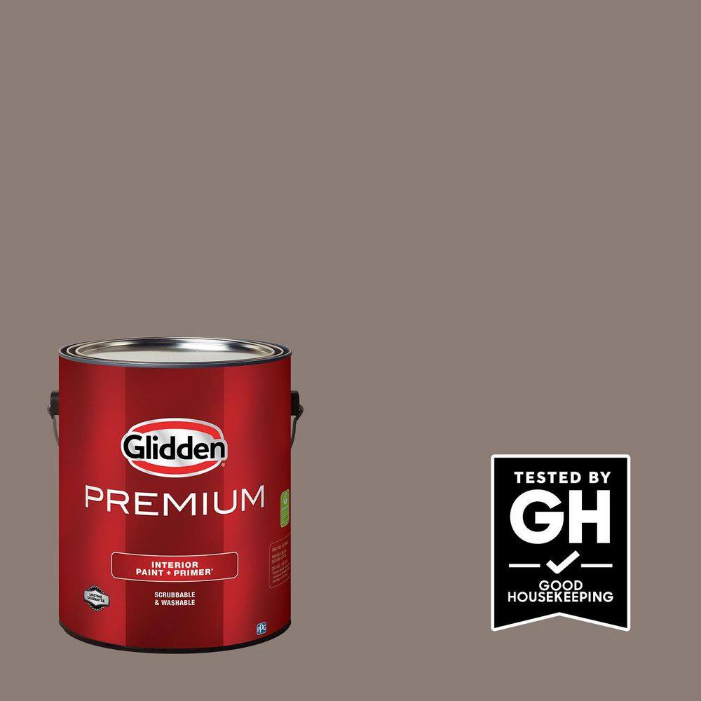 Glidden Premium 1 gal. PPG1017-5 Cinnamon Toast Eggshell Interior Latex ...