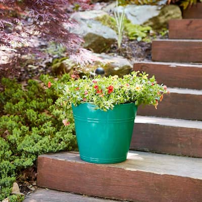 Teal - Plant Pots - Planters - The Home Depot