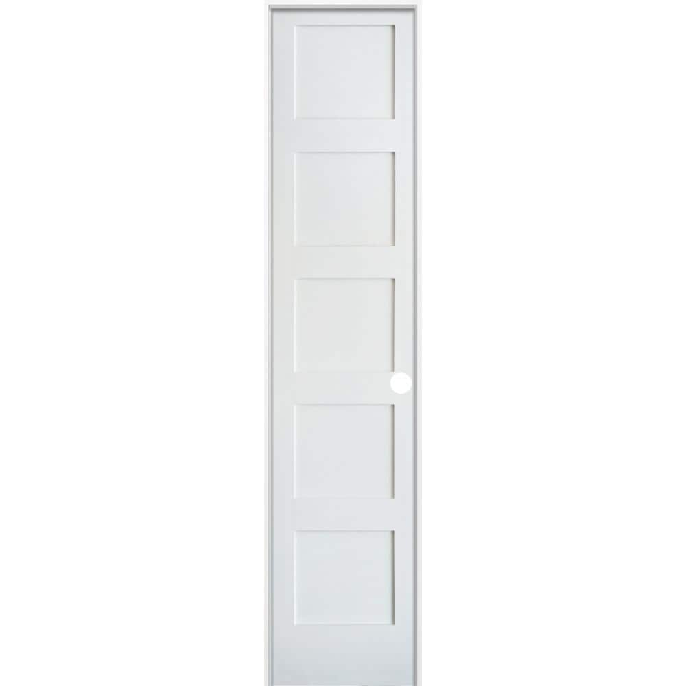 Reviews for Krosswood Doors 24 in. x 96 in. Shaker 5-Panel Primed Solid ...