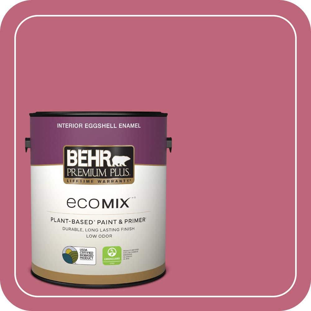 BEHR PREMIUM PLUS 1 gal. #120D-4 Mulberry Eggshell Enamel EcoMix Plant ...