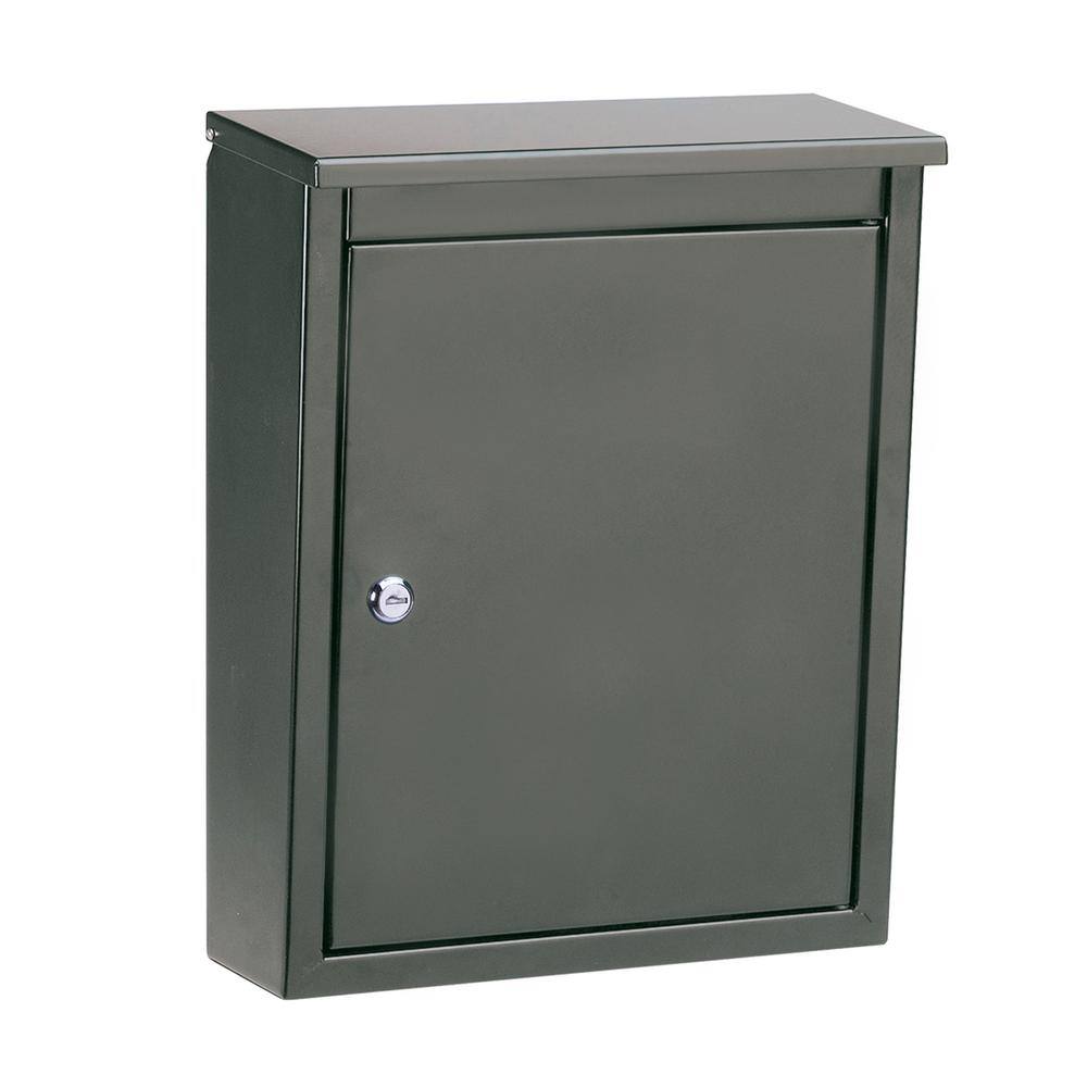 Architectural Mailboxes Soho Graphite Bronze Wall-Mount Mailbox-2480Z ...