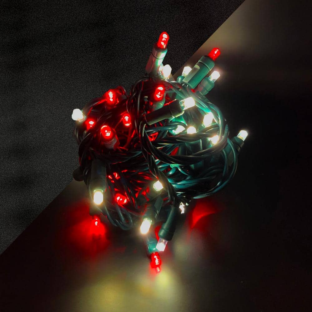 HOLIDYNAMICS HOLIDAY LIGHTING SOLUTIONS Red and Classic White 5 mm LED ...