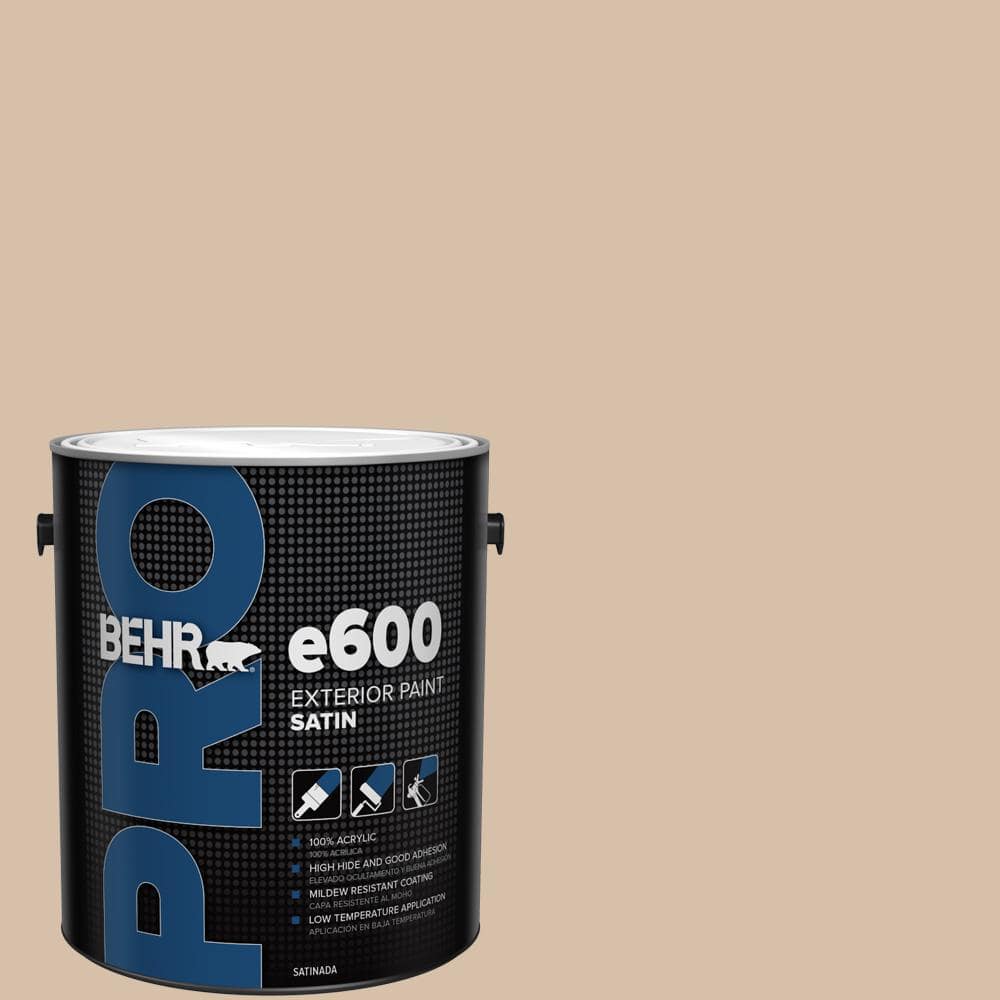 BEHR PRO 1 gal. #250E-3 Wild Porcini Satin Exterior Paint PR64001 - The ...