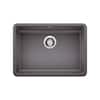 Blanco Precis Undermount Granite 25 in. x 18 in. Single Bowl Kitchen ...