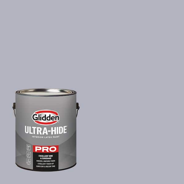 Glidden Ultra-Hide 1 Gal. PPG1043-4 Glistening Gray Ultra Flat Interior ...