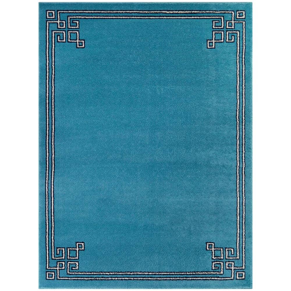 BALTA Lemaire Blue 8 ft. x 10 ft. Border Area Rug 3111771 - The Home Depot