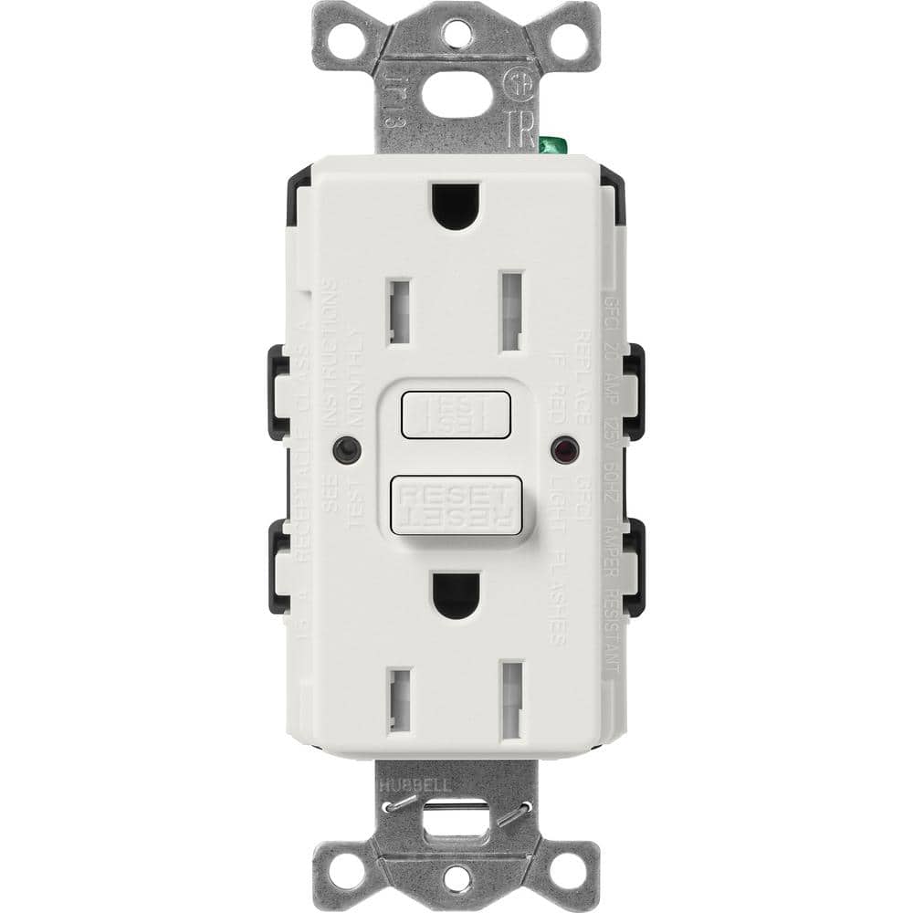 Lutron Claro 15-Amp Tamper Resistant Duplex Receptacle, Lunar Gray (SCR ...
