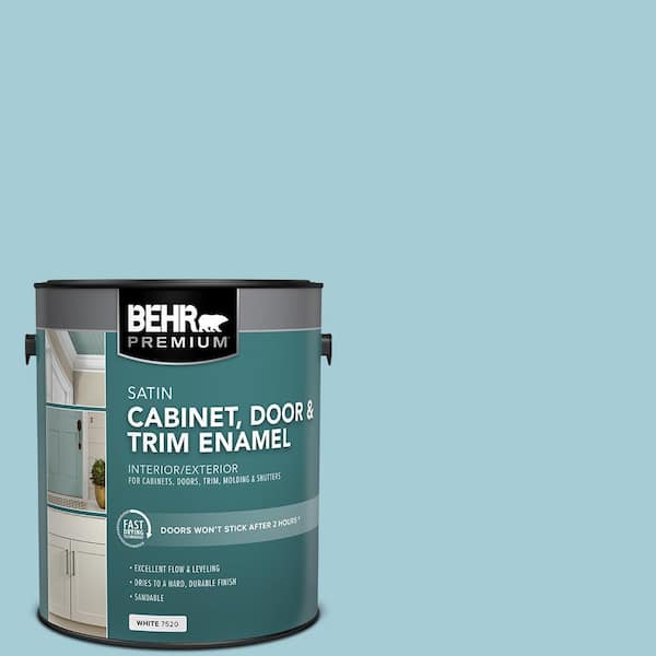 BEHR PREMIUM 1 gal. #S460-2 Drip Satin Enamel Interior/Exterior Cabinet ...