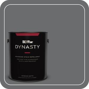 BEHR PREMIUM PLUS 5 gal. #770F-5 Dark Ash Satin Enamel Exterior Paint ...