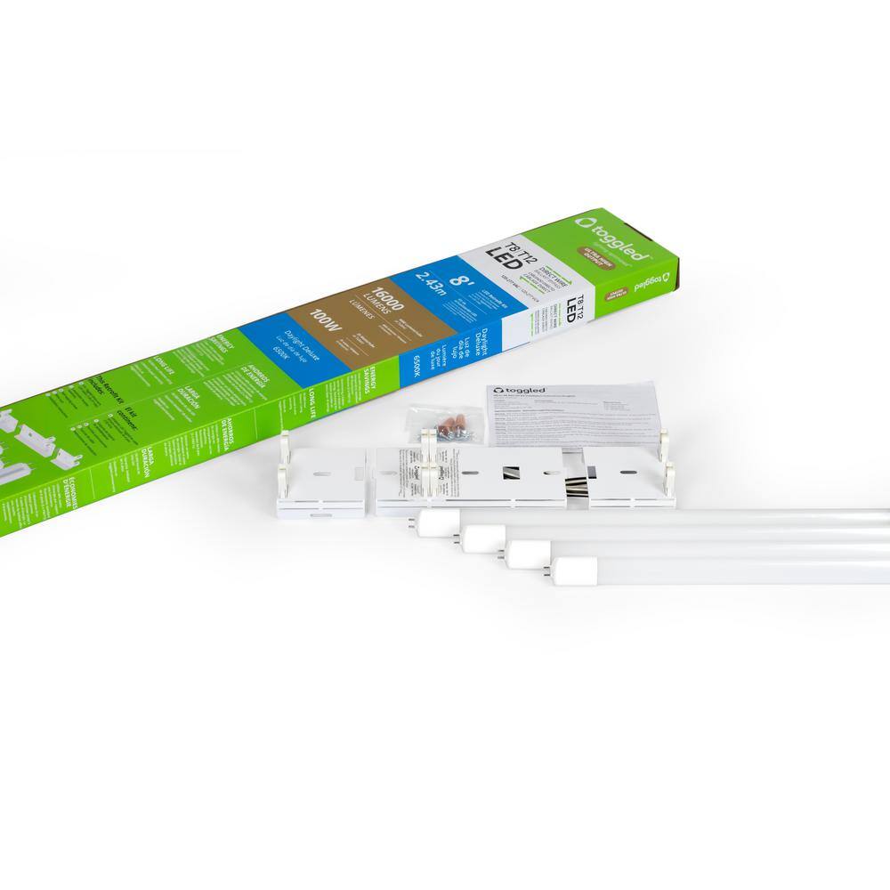 toggled 100W 4ft. Ultra High Output Linear LED Tube Light Bulb Retrofit ...
