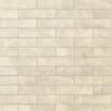 Merola Tile Crackle Cream 2-7/8 in. x 11-7/8 in. Ceramic Wall Take Home ...