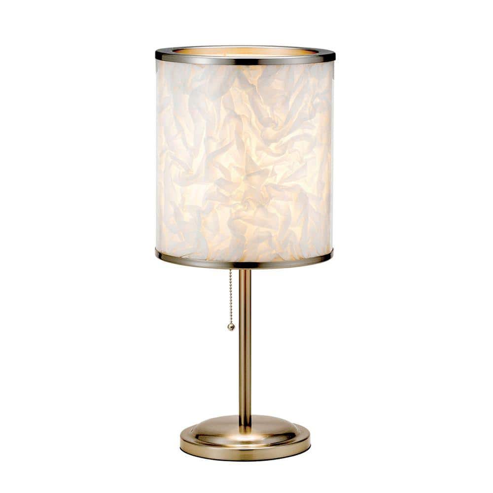 Hampton Bay Papyrus 20 in. Table Lamp 8003-22 - The Home Depot