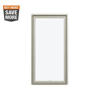 JELD-WEN 36 in. x 72 in. W-5500 Left-Hand Casement Wood Clad Window ...