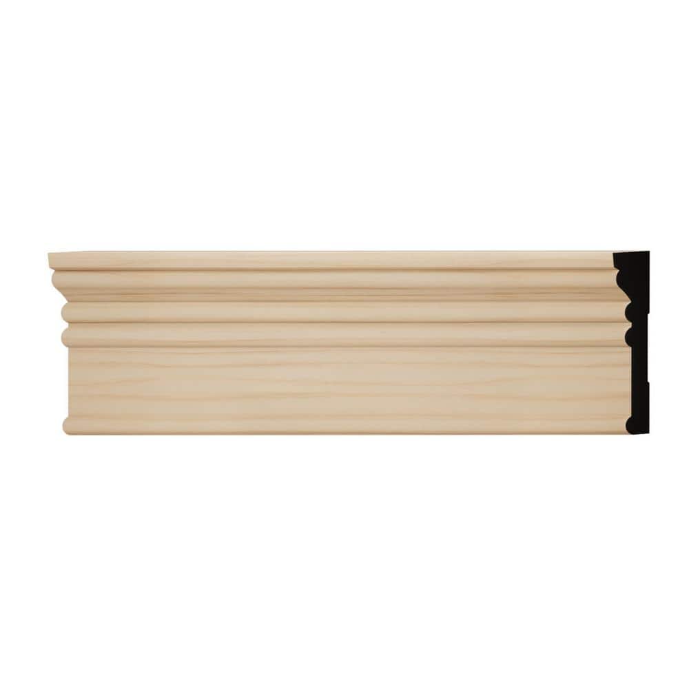 Ekena Millwork MRB3 0.69 in. D x 3.25 in. W x 6 in. L Wood (Alder ...