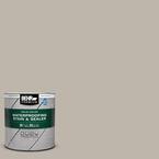BEHR PREMIUM 1 qt. #HDC-CT-21 Grey Mist Solid Color Waterproofing ...