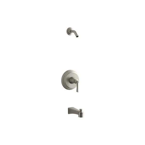 KOHLER 1-Handle Rite-Temp Bath and Shower Valve Trim Kit in Vibrant ...