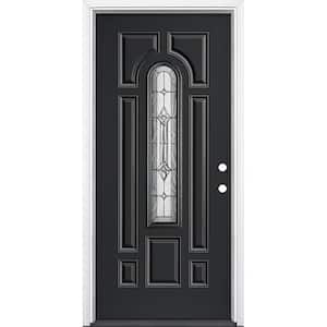 Masonite 36 in. x 80 in. Providence Center Arch Night Tide Right-Hand ...