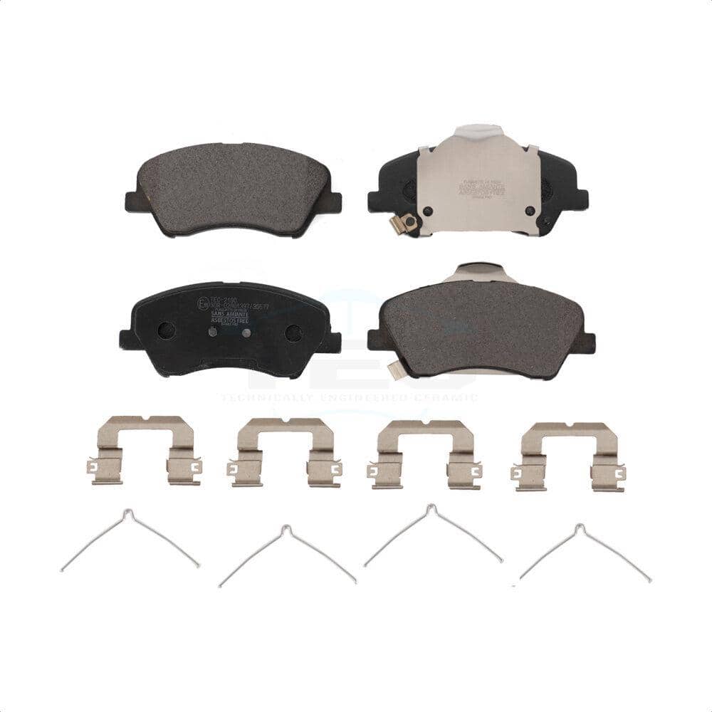 TEC Front Ceramic Disc Brake Pads For Kia Rio Hyundai Accent TEC-2190 ...