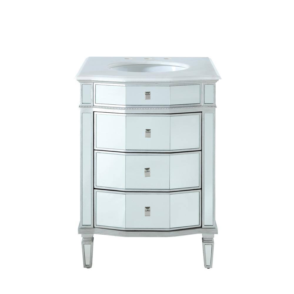 Timeless Home 26 in. W x 22 in. D x 36 in. H Single Bathroom Vanity in ...