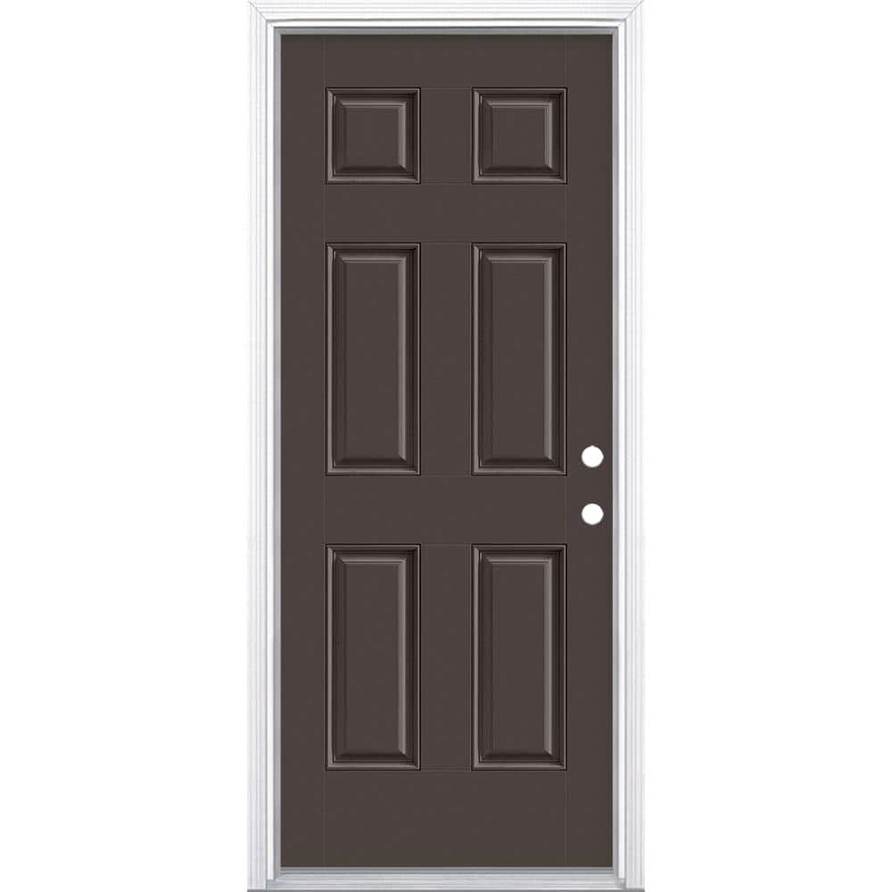 Reviews for Masonite 32 in. x 80 in. 6-Panel Willow Wood Left Hand ...