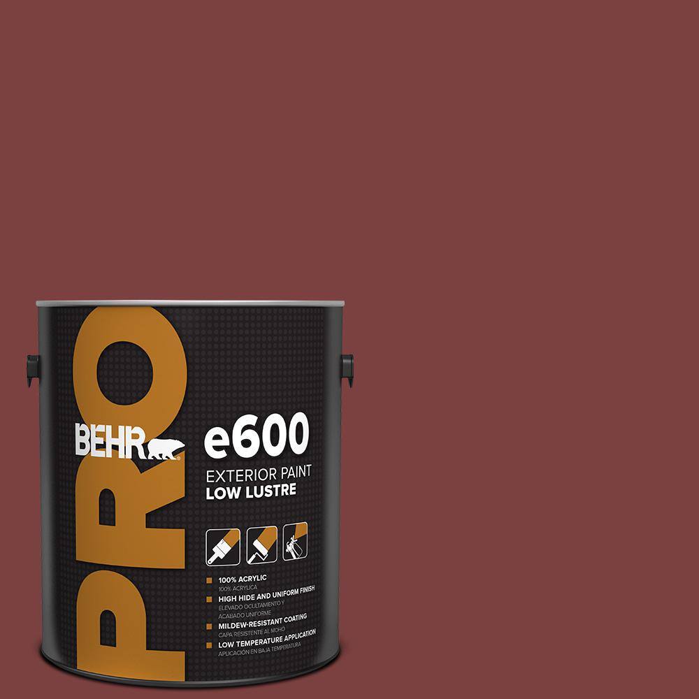 BEHR PRO 1 gal. #HDC-CL-11 January Garnet Low Luster Exterior Paint ...