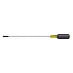 Klein Tools 3/8 in. Keystone-Tip Flat Head Screwdriver with 12 in. Heavy-Duty Round Shank-602-12 ...