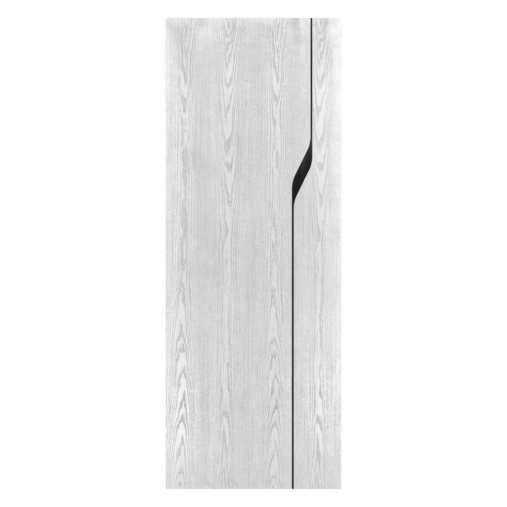 VILLAR HOME DESIGNS 18 in. x 80 in. Solid Core White Oak Natural Wood ...