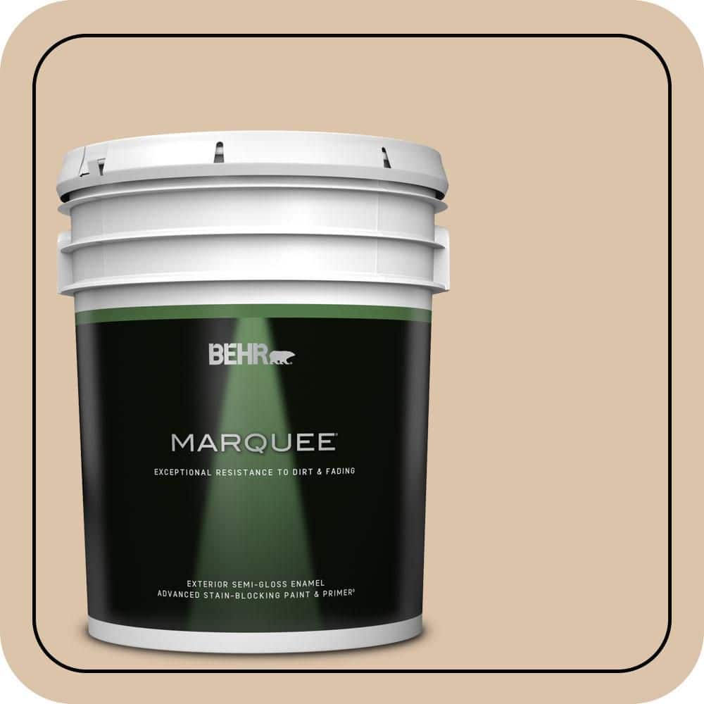 BEHR MARQUEE 5 gal. #PPU4-08 Plateau Semi-Gloss Enamel Exterior Paint ...