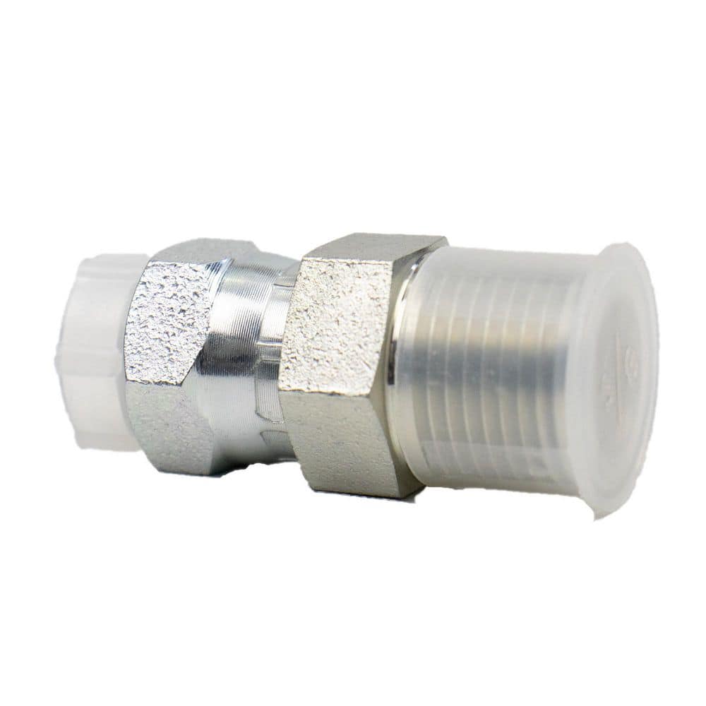 BEDFORD Swivel Adapter 3/8 in. NPT(m) x 1/4 in. NPS(f) 12-404 - The ...