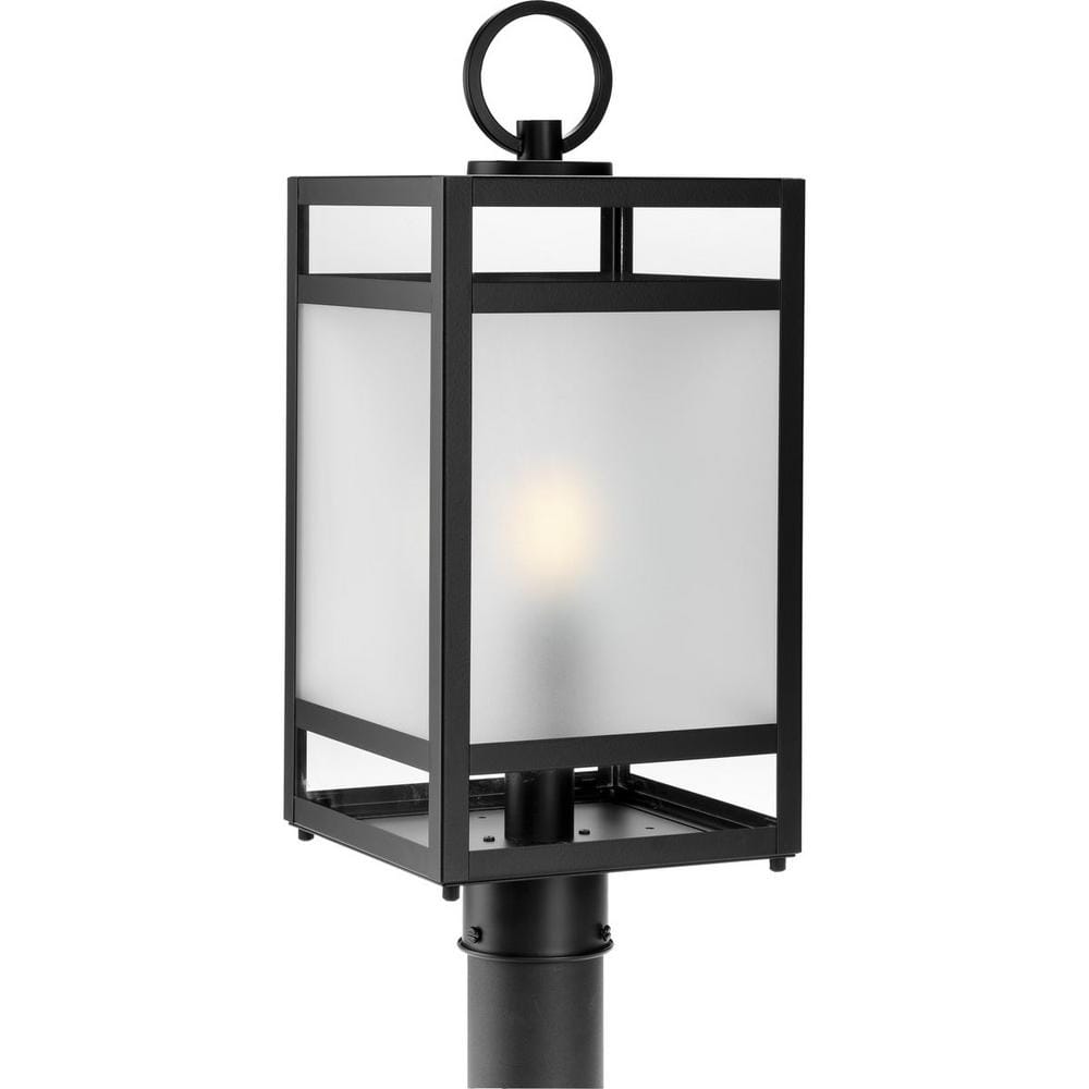 Progress Lighting Parrish 1-Light Matte Black Steel Weather Resistant ...