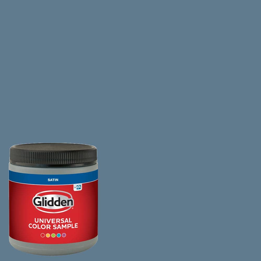Glidden 8 oz. PPG1155-6 Canyon Blue Satin Interior Paint Sample PPG1155 ...