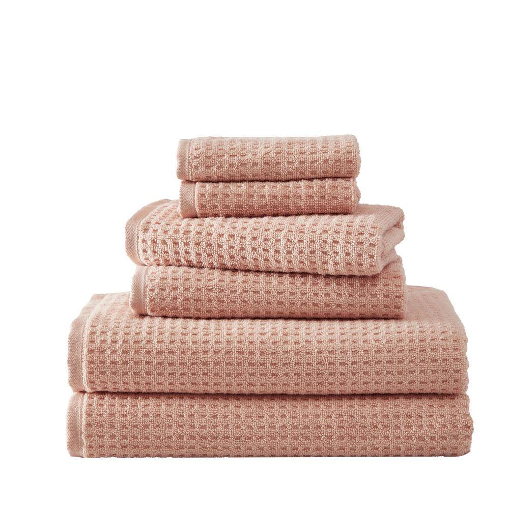 Tommy Bahama Northern Pacific 6-Piece Pink Cotton Towel Set ...