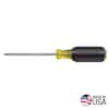 Klein Tools #2 Square- Recess Tip Screwdriver with 4 in. Round Shank ...