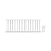 RDI Original Rail 8 ft. x 36 in. White Vinyl Square Baluster Level Rail ...