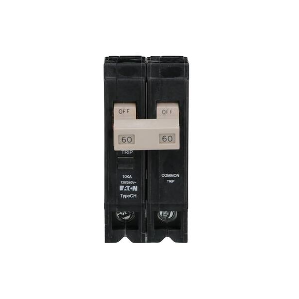 Eaton CHF 60 Amp 120-Volt/240-Volt 2-Pole Circuit Breaker CHF260 - The ...