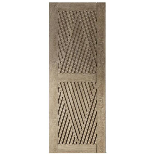 HOMACER LT 30 in. x 84 in. C-Panel Solid Core Classic Gray Diamond ...