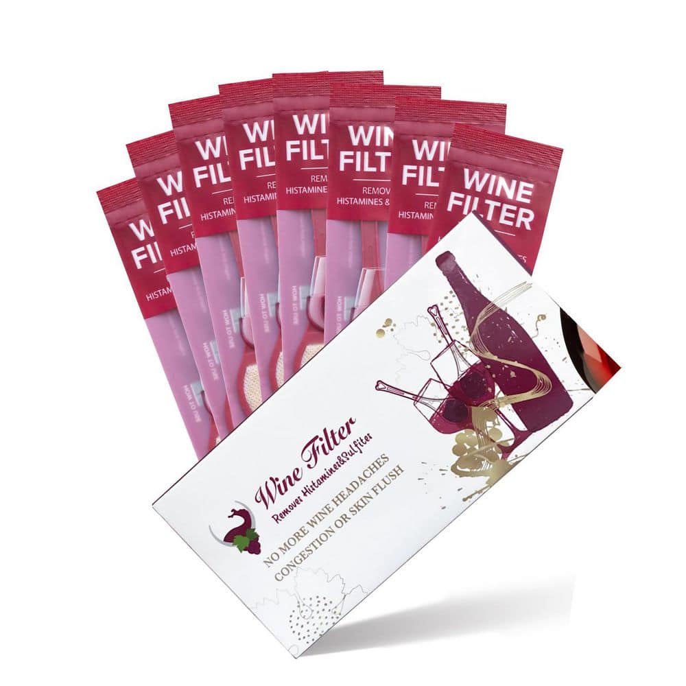 Anqtovp Stainless Steel Wine Filter Wand Set - Sulfite and Histamine ...