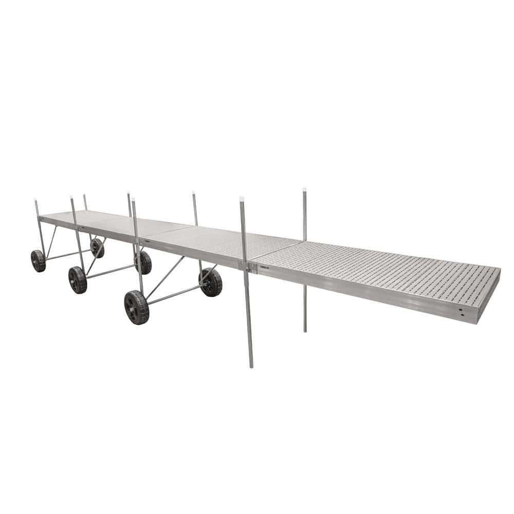 Tommy Docks 32 ft. Roll-In-Dock Straight System with Aluminum Frame and ...