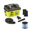 RYOBI ONE+ 18V LINK Cordless 3 Gal. Wet/Dry Vacuum (Tool Only) w/ HEPA ...