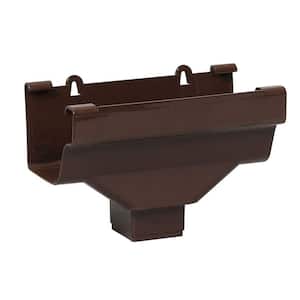 Amerimax Home Products 5 in. Brown Vinyl K-Style Gutter Connector M1608 ...