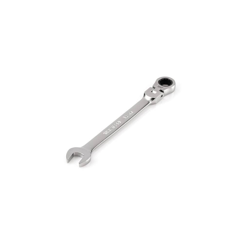 TEKTON 12 mm Flex Head 12-Point Ratcheting Combination Wrench WRC26412 ...