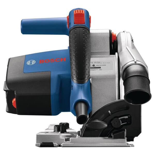 Bosch 6-1/2 in. 13 Amp Corded Track Saw with Plunge Action and L-Boxx ...