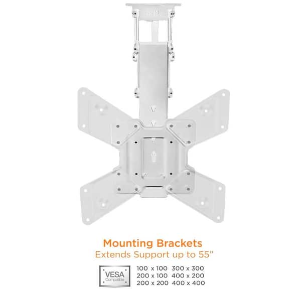 Tv Mount Mount-It! Under Cabinet | Folding Ceiling Television Mount ...