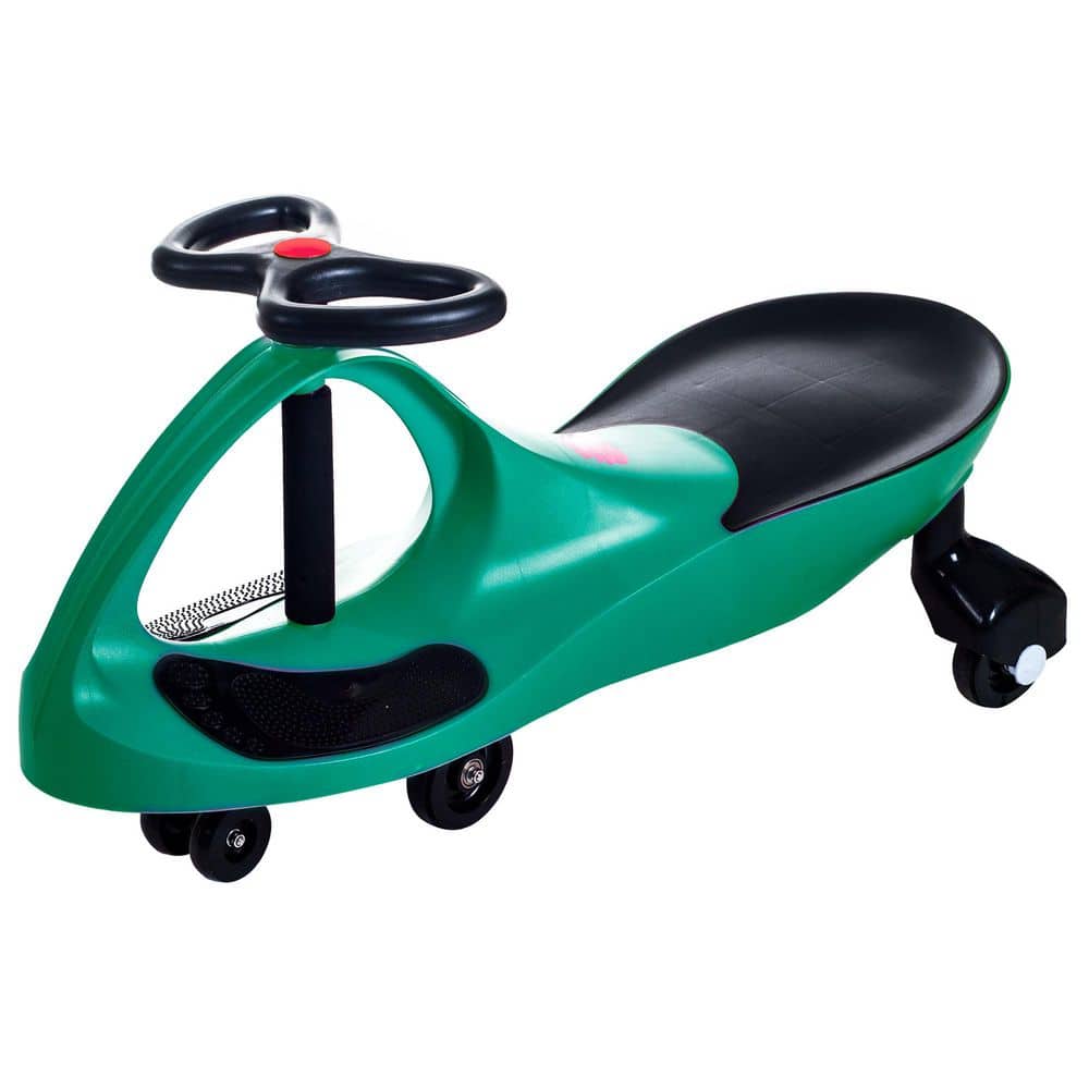 Lil Rider Green Wiggle Car Ride On W410017 - The Home Depot