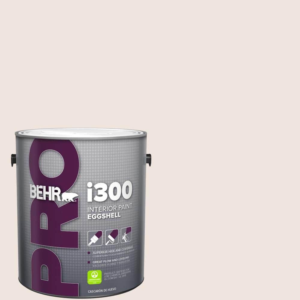 BEHR PRO 1 gal. #ICC-33 Soft Feather Eggshell Interior Paint PR33001 ...