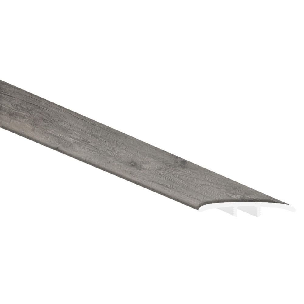 A&A Surfaces Lewes Gray 0.47 in. T x 1.77 in. W x 94 in. L Luxury Vinyl ...
