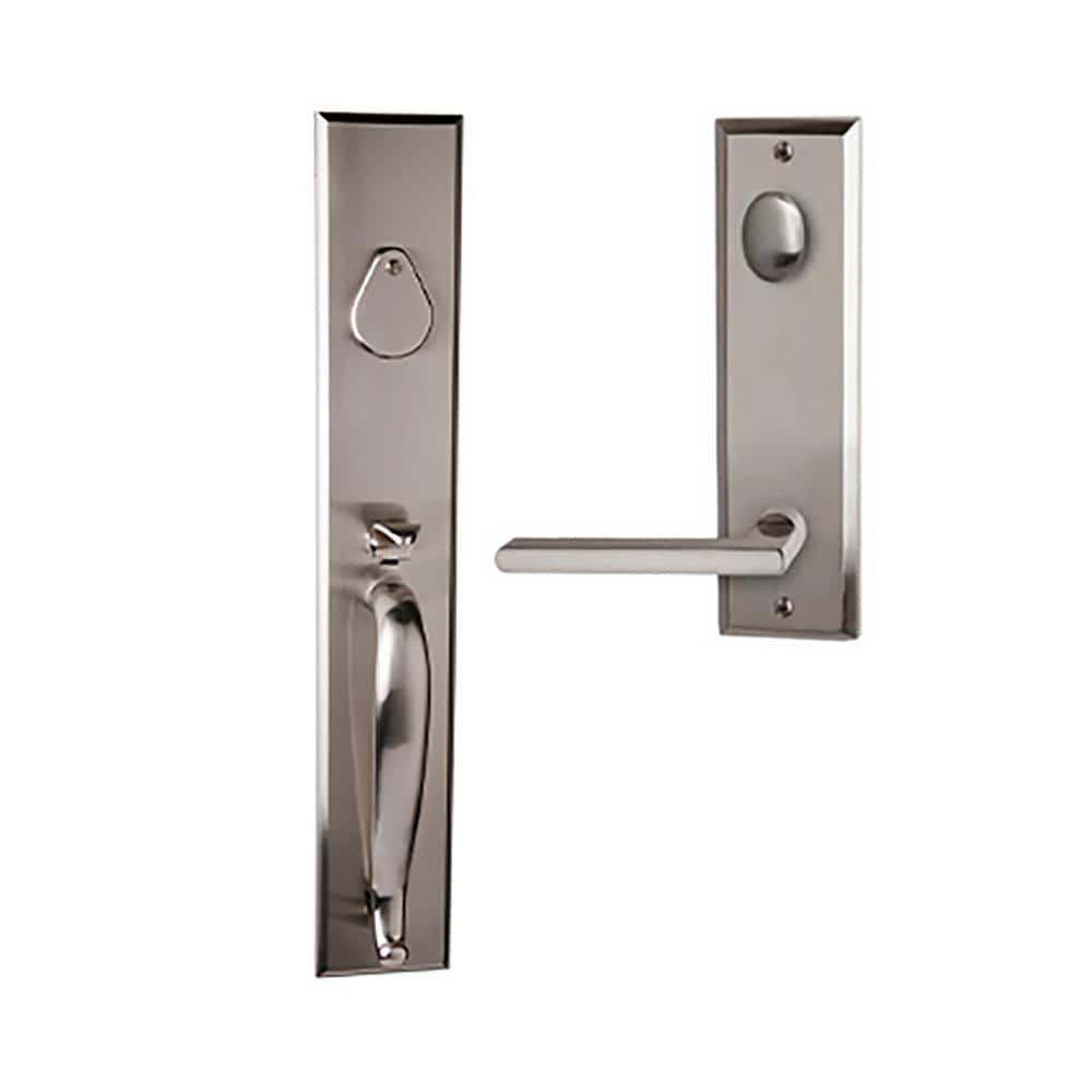 DELANEY HARDWARE Bravura 980 Satin Nickel Charleston Right Handed ...