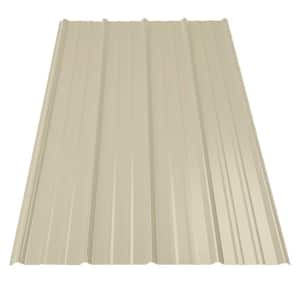 Gibraltar Building Products 12 ft. SM-Rib Galvanized Steel 29-Gauge ...