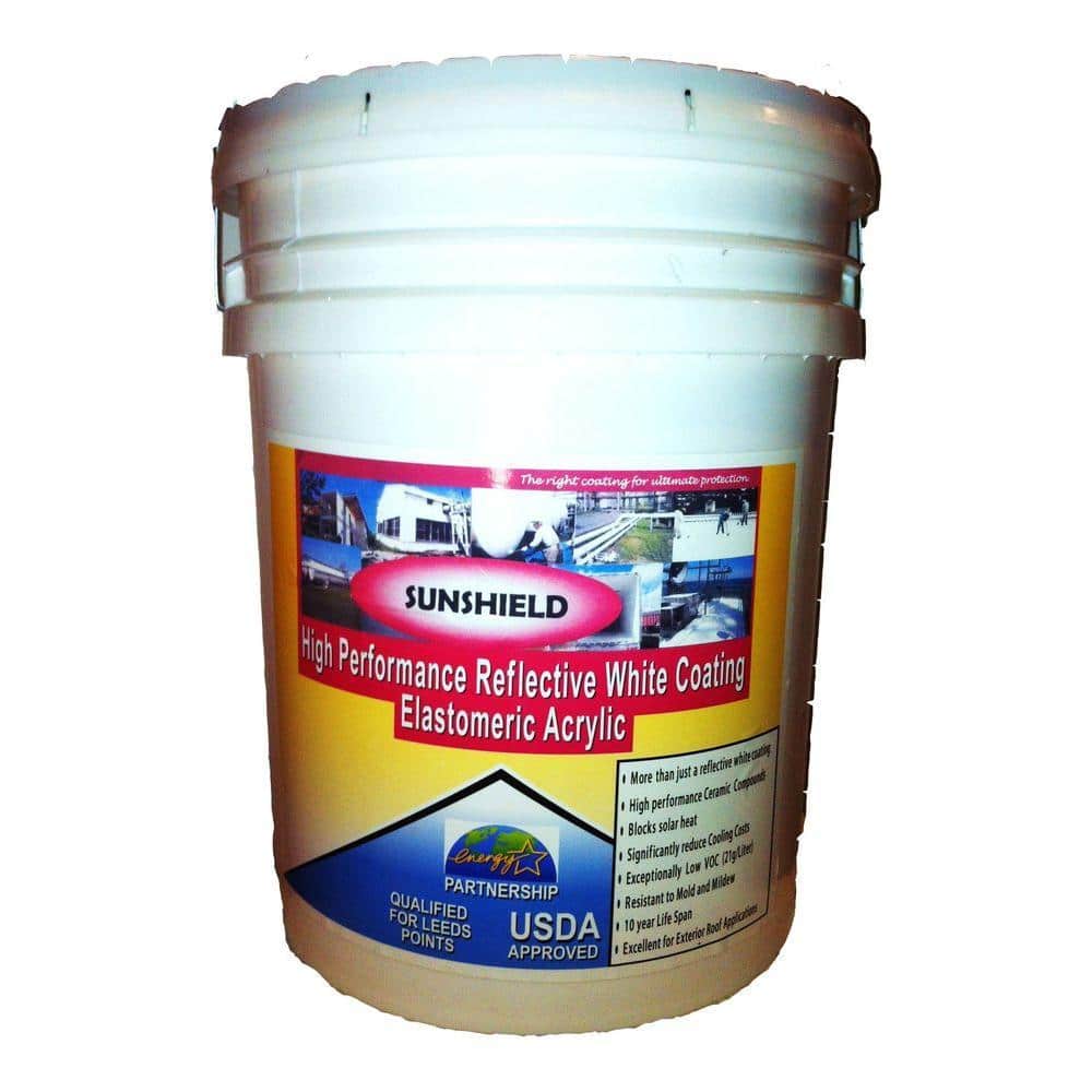 SUNSHIELD 5 Gal. Solar (Sunlight) Heat Blocking Ceramic Coating - Use ...