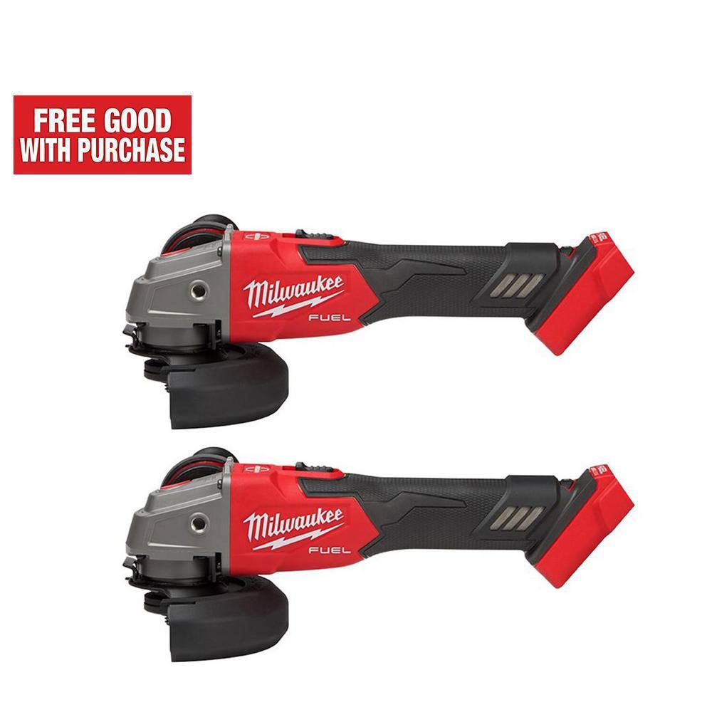 Milwaukee M18 FUEL 18-Volt Lithium-Ion Brushless Cordless 4-1/2 in./5 ...